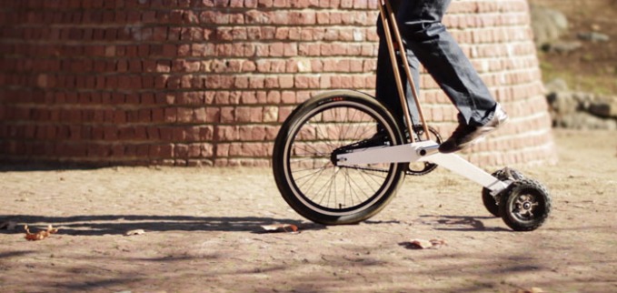 Halfbike: la bicicleta del futuro es vertical