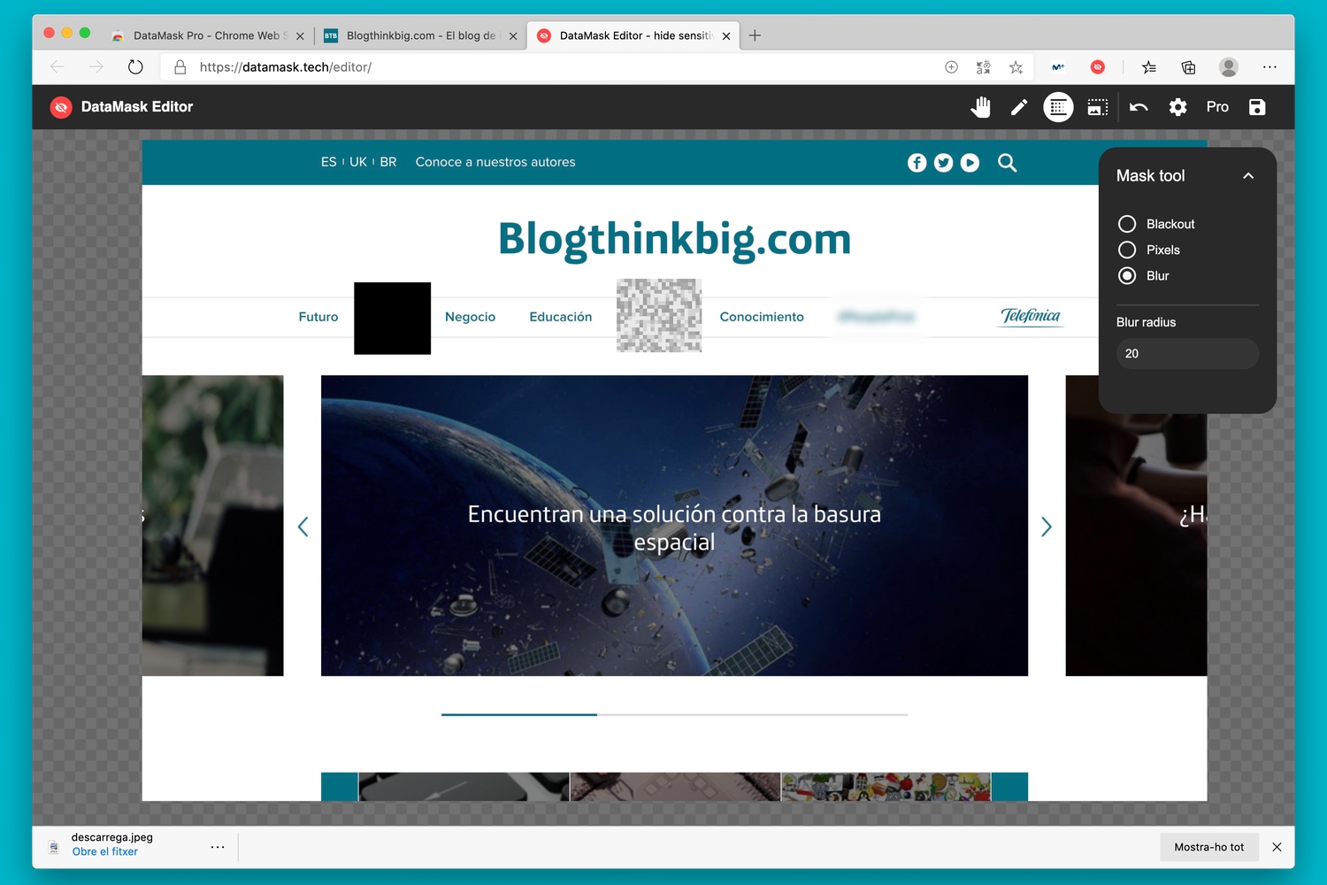 Datos privados a salvo en tus capturas de pantalla