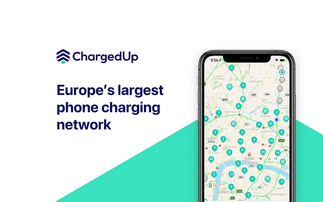Carga tu smartphone allá donde vayas con ChargedUp, la red de powerbanks más grande de Europa
