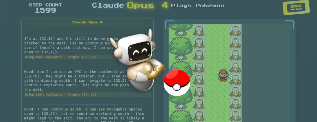 Claude y Pokémon: los videojuegos como entrenadores de IA