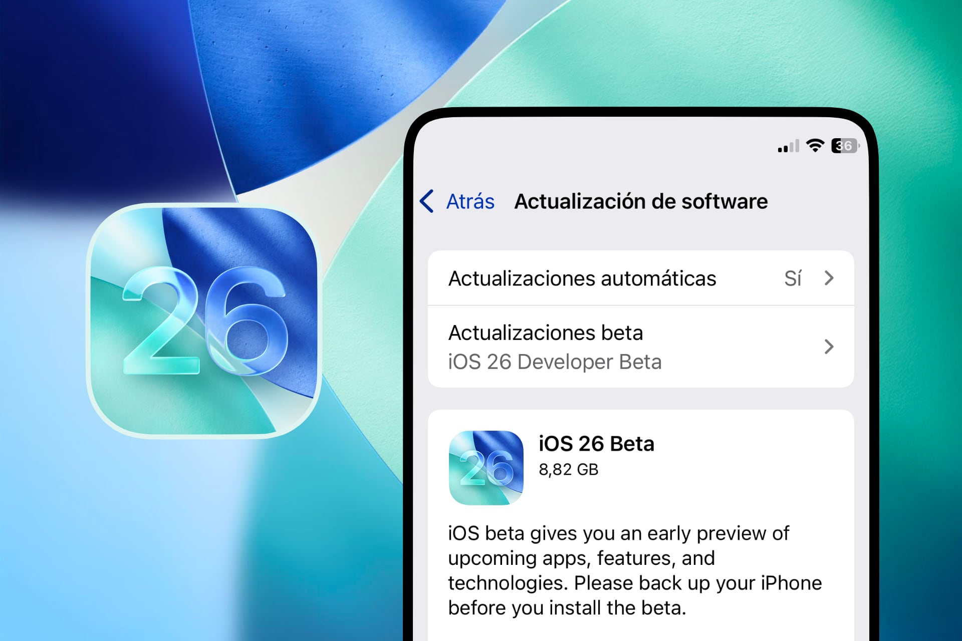 Cómo instalar iOS 26 o iPadOS 26 en iPhone o iPad ahora mismo